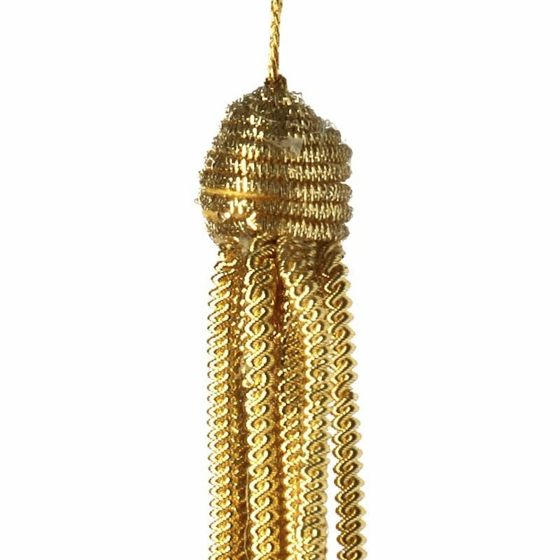 Small gold bullion Tassel 5 cm (2,0 inch) | Vaticanum.com