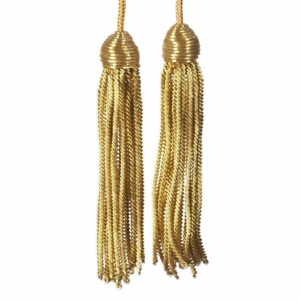 Gold bullion Cord 2 tassels for liturgical stole | Vaticanum.com
