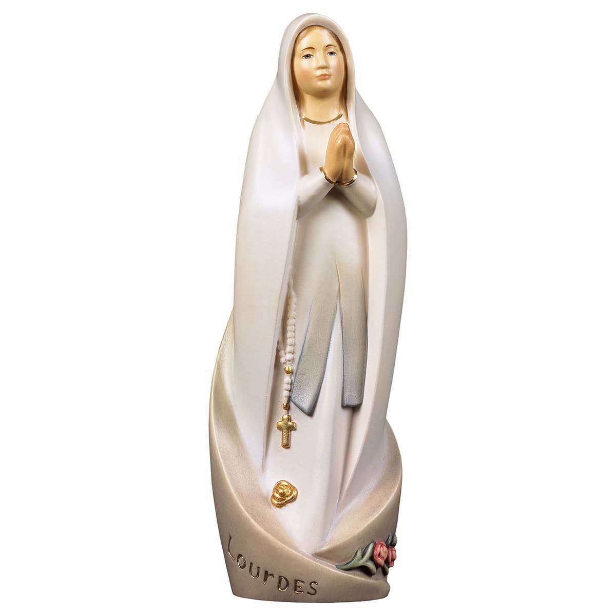 Our Lady of Lourdes modern Statue 30 cm (11,8 inch) | wood | Vaticanum.com