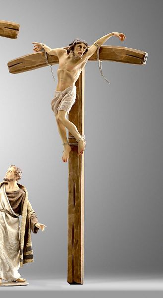 Dismas The Good Thief cm 30 (11,8 inch) Immanuel dressed Nativity Scene ...