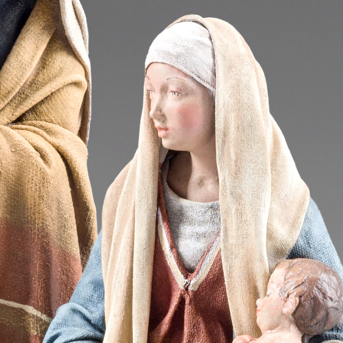 Holy Family Immanuel (04) wood & fabric Nativity set 40 cm (15,7 inch ...