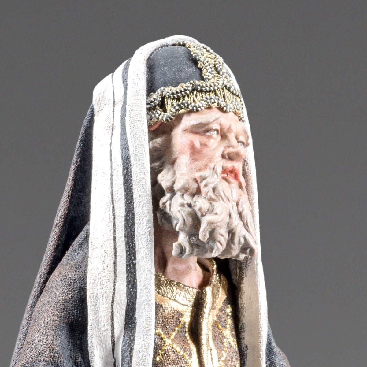 High Priest on donkey 14 cm (5,5 inch) Immanuel dressed Nativity Scene ...