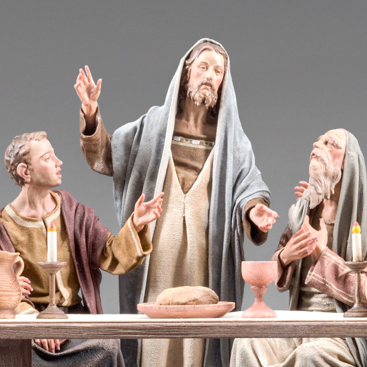 Last Supper Immanuel Nativity 30 cm (11,8 inch) middle eastern wood ...