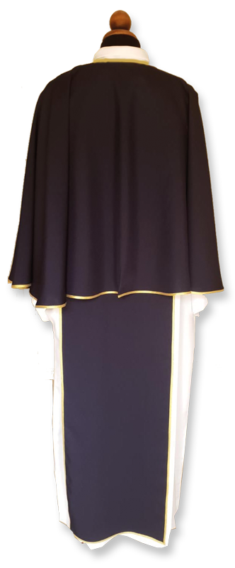 CUSTOMIZED Brotherhood dress: alb, scapular and cape custom image and ...