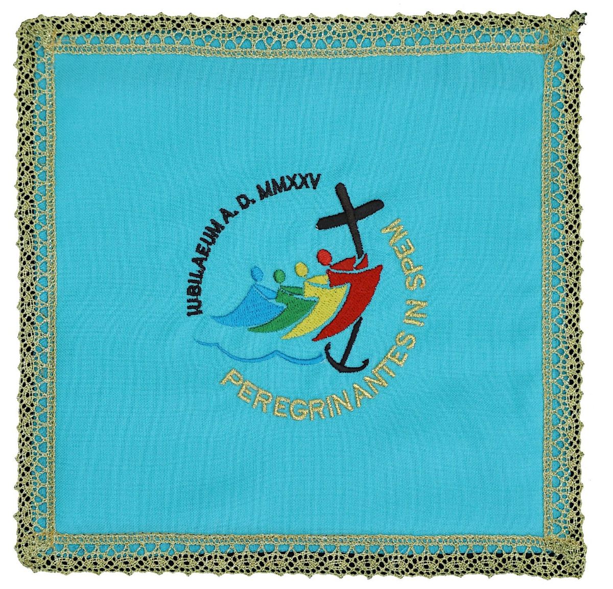 Jubilee 2025 Liturgical Pall embroidered logo | Vaticanum.com