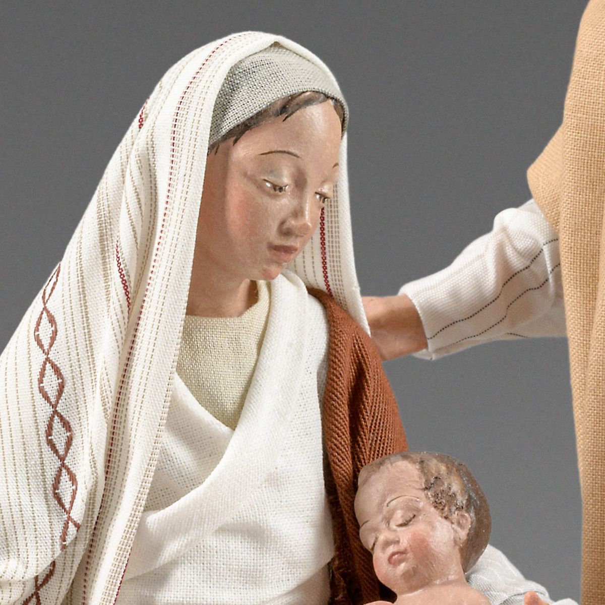Natività Presepe Hannah Orient (02) 4 pezzi 14 cm stile Orientale legno ...