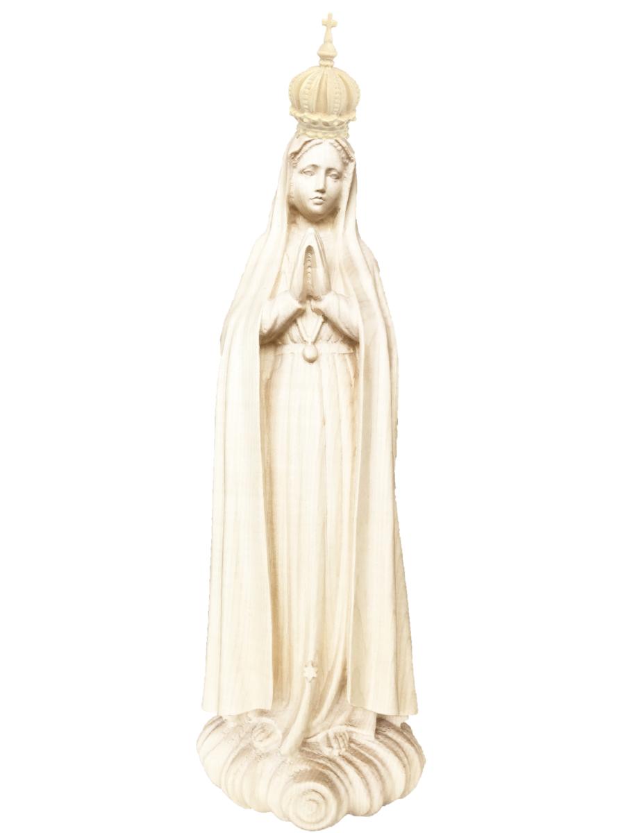 Pilgrim Virgin of Fatima with crown 100 cm (39,4 in) Sculpture ...